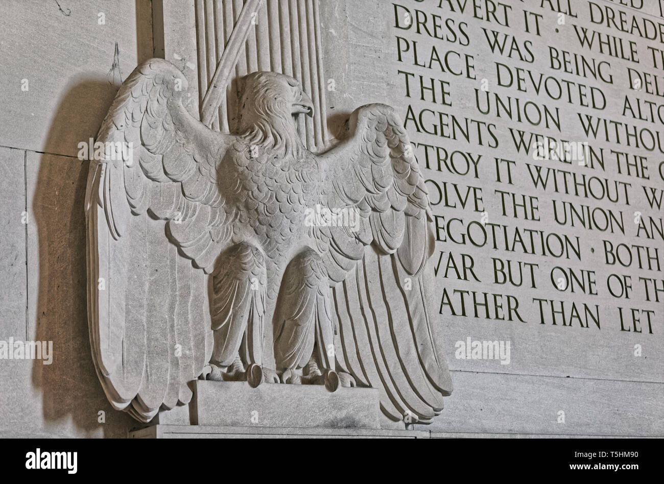Inscription lincoln memorial Banque de photographies et d’images à ...