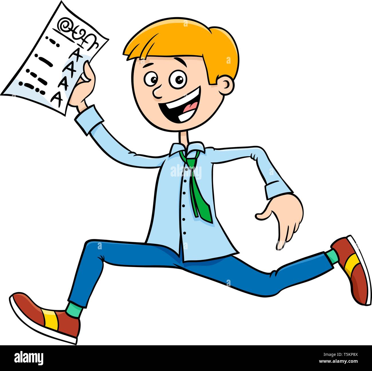 Report card school Banque d'images vectorielles - Alamy