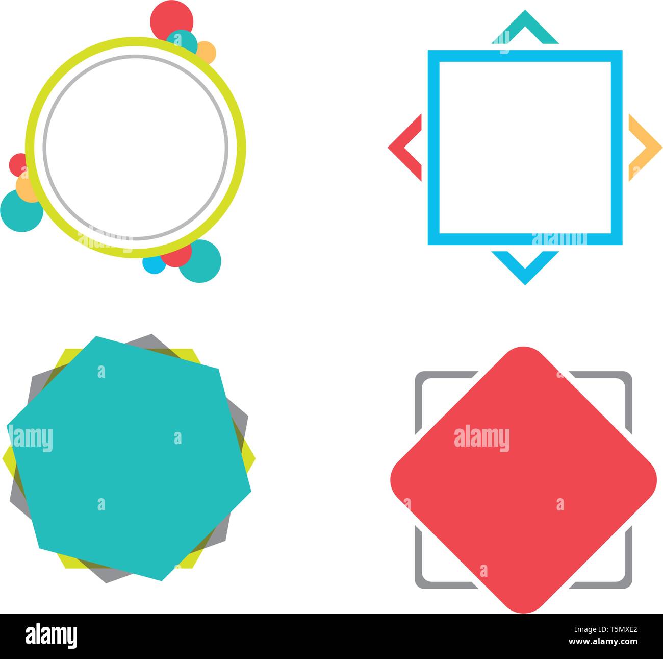 Icône bulle modèle Logo vector illustration Image Vectorielle Stock - Alamy