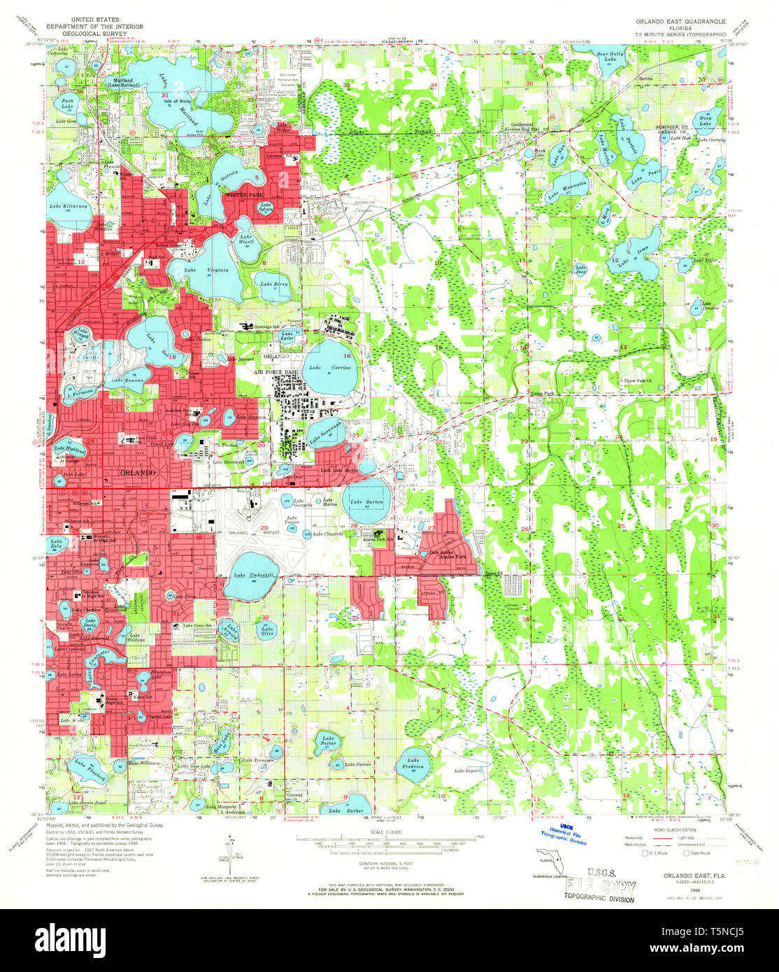 Orlando fl map Banque de photographies et d’images à haute résolution ...