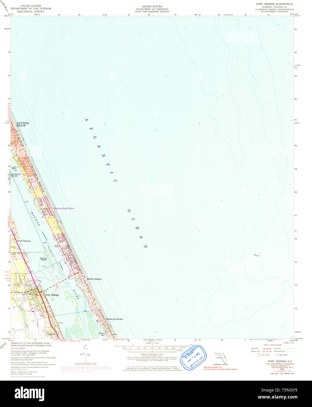 Carte du port orange Banque de photographies et d’images à haute ...
