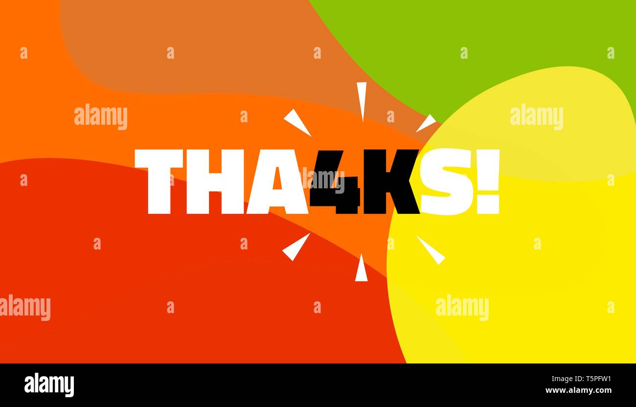 Thank you vector vectors Banque d'images vectorielles - Alamy
