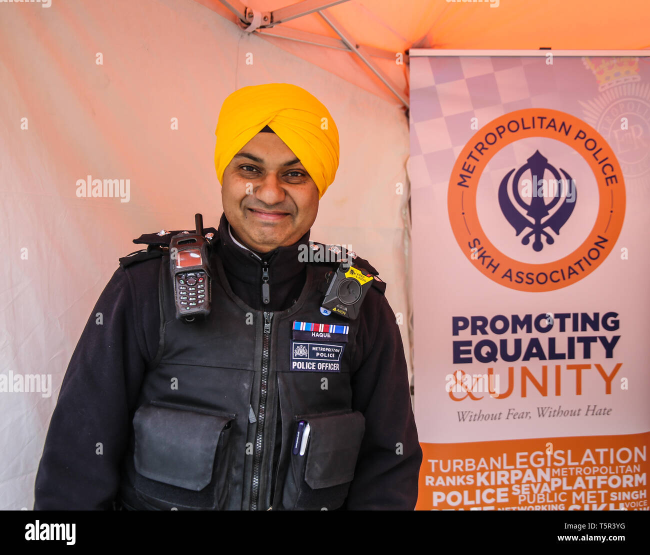 Policier sikh avec turban Banque de photographies et d’images à haute ...