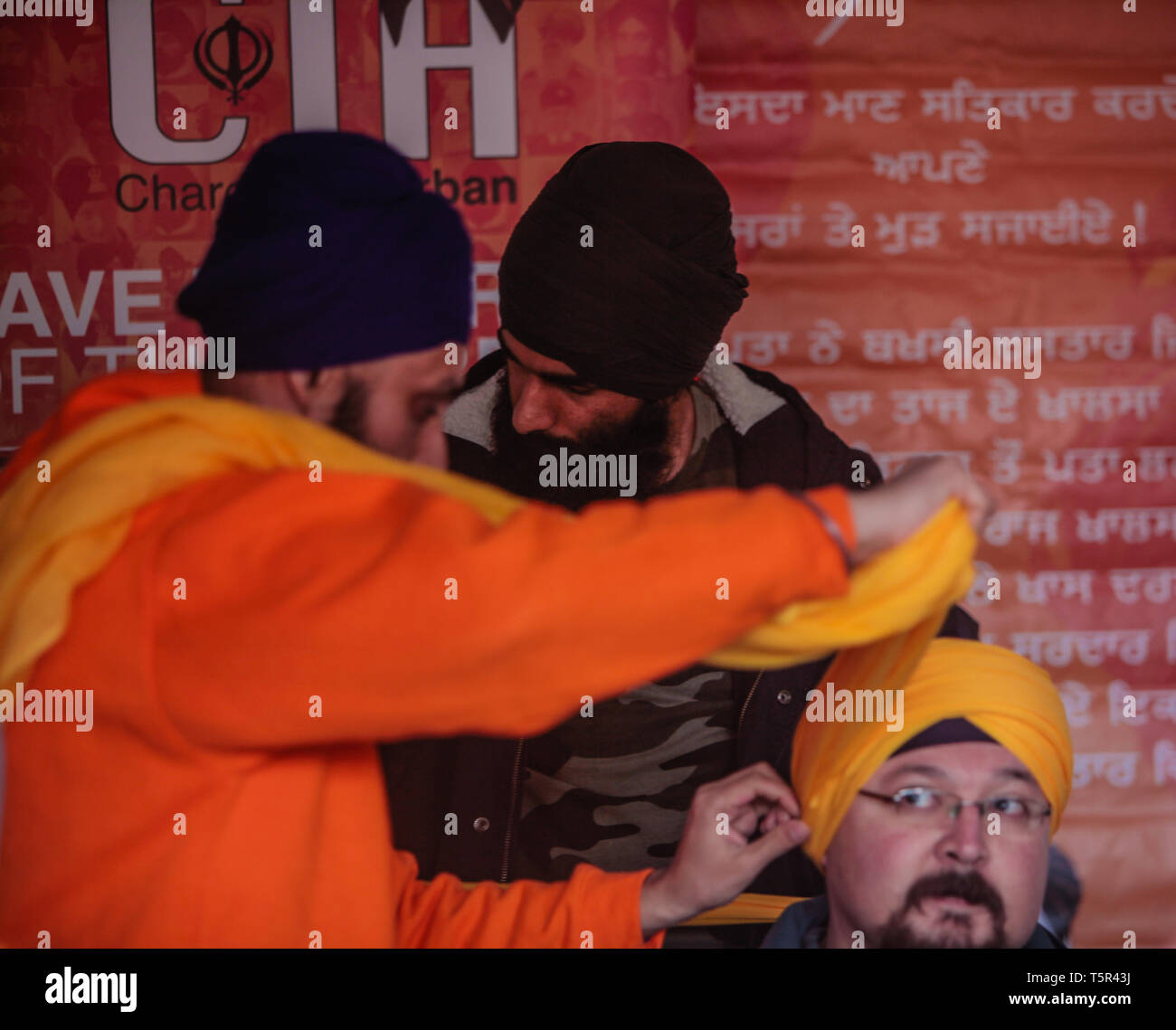 Policier sikh avec turban Banque de photographies et d’images à haute ...