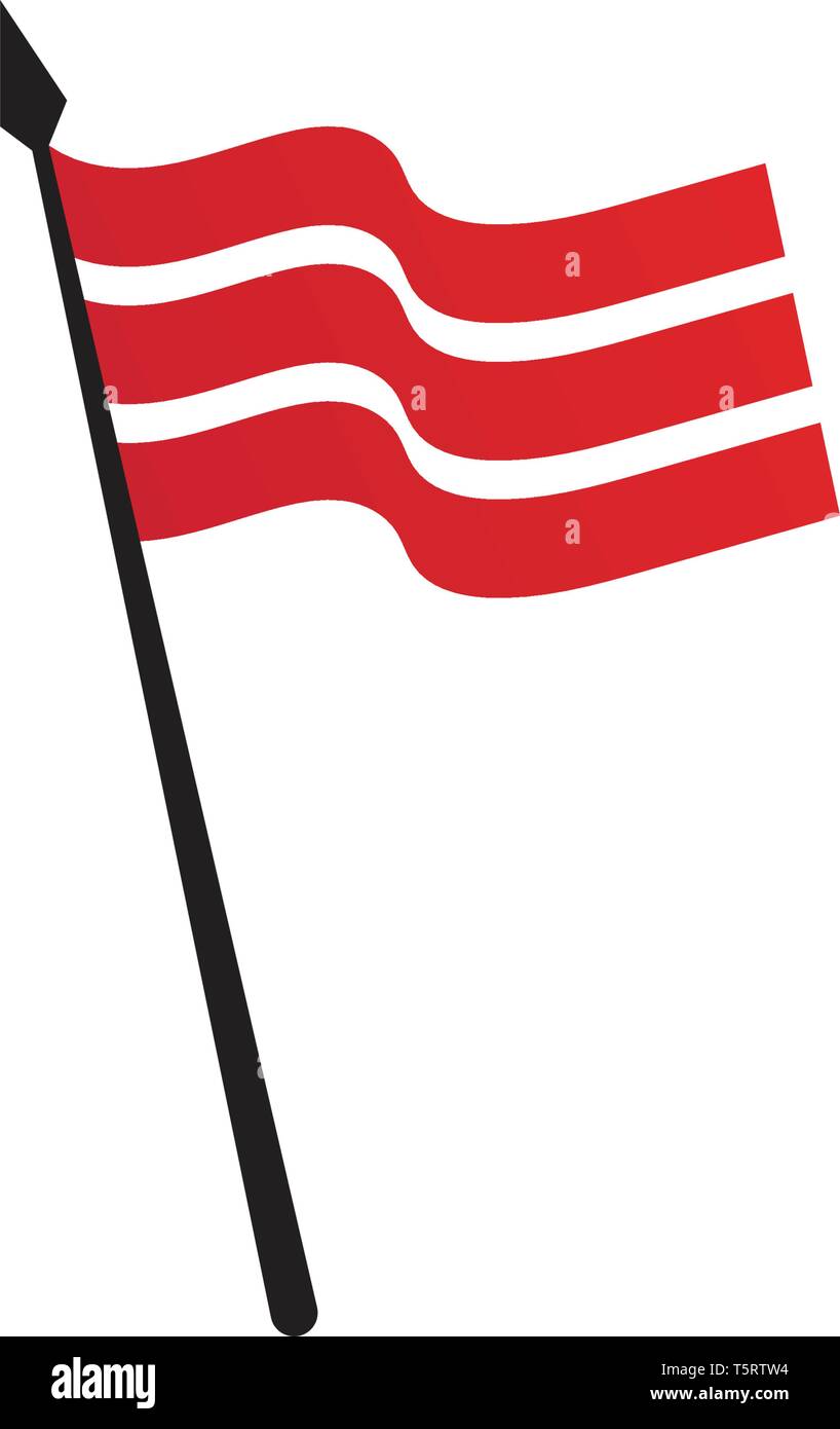 Logo du modèle et le symbole du drapeau vector Image Vectorielle Stock ...