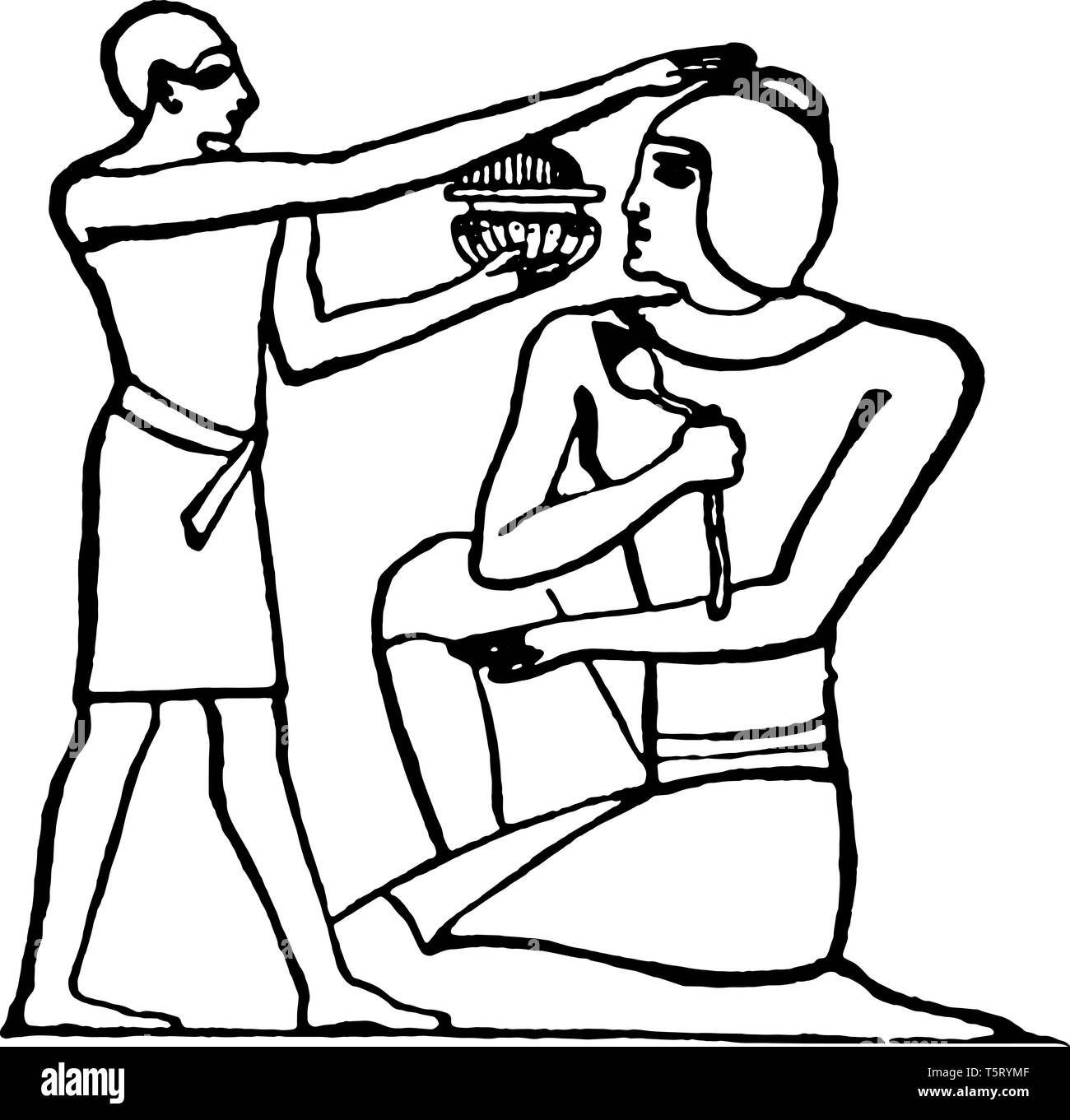 Anointing oil Banque d'images vectorielles - Alamy