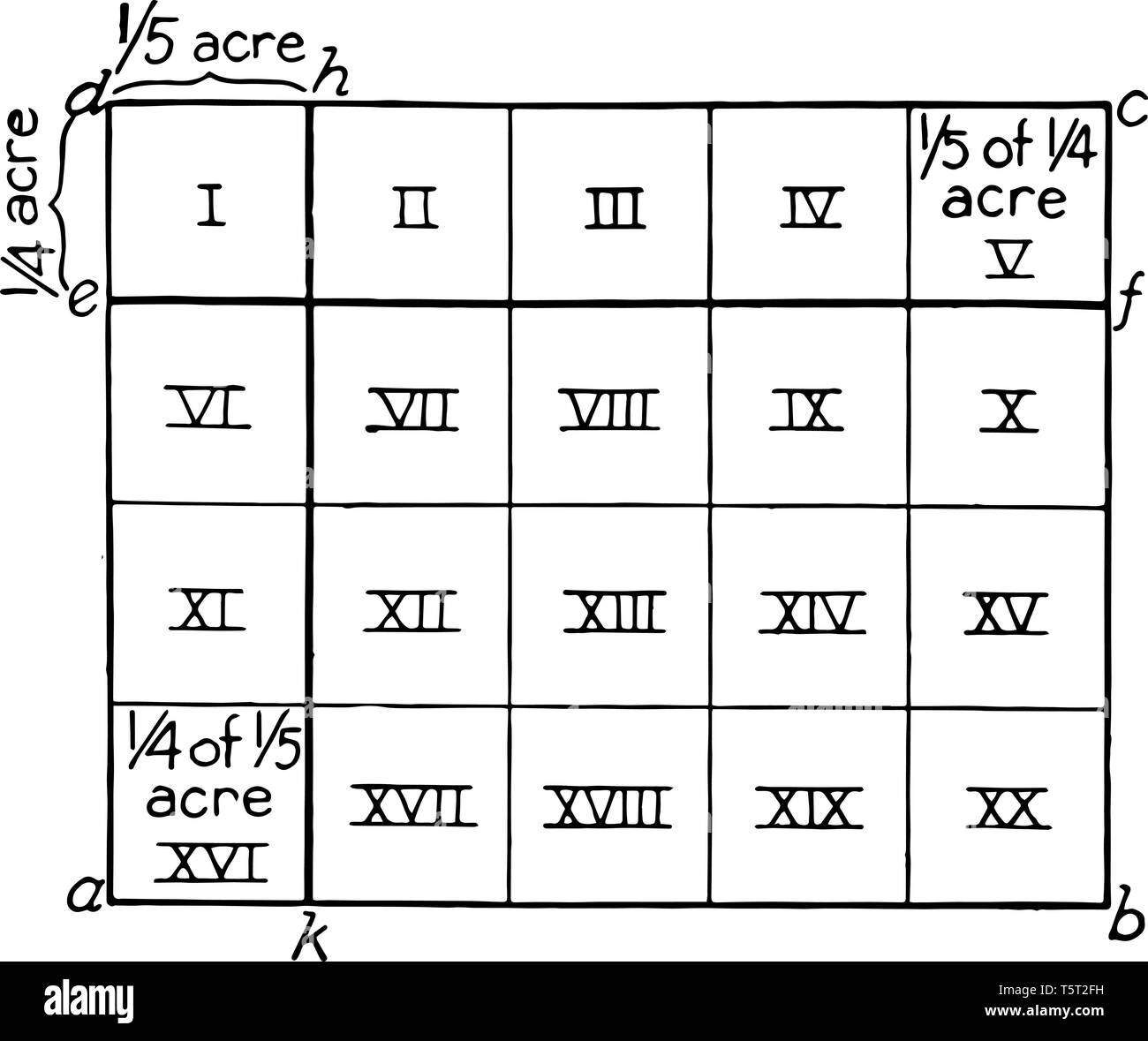 Une photo montrant un graphique dans lequel les nombres mixtes, pouces ...