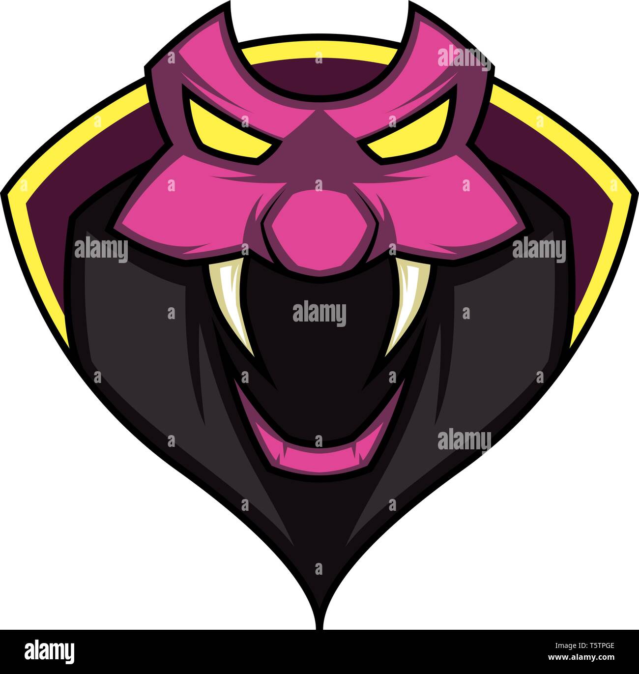 Logo pour le jeu Snake illustration vecteur sur fond blanc Image ...