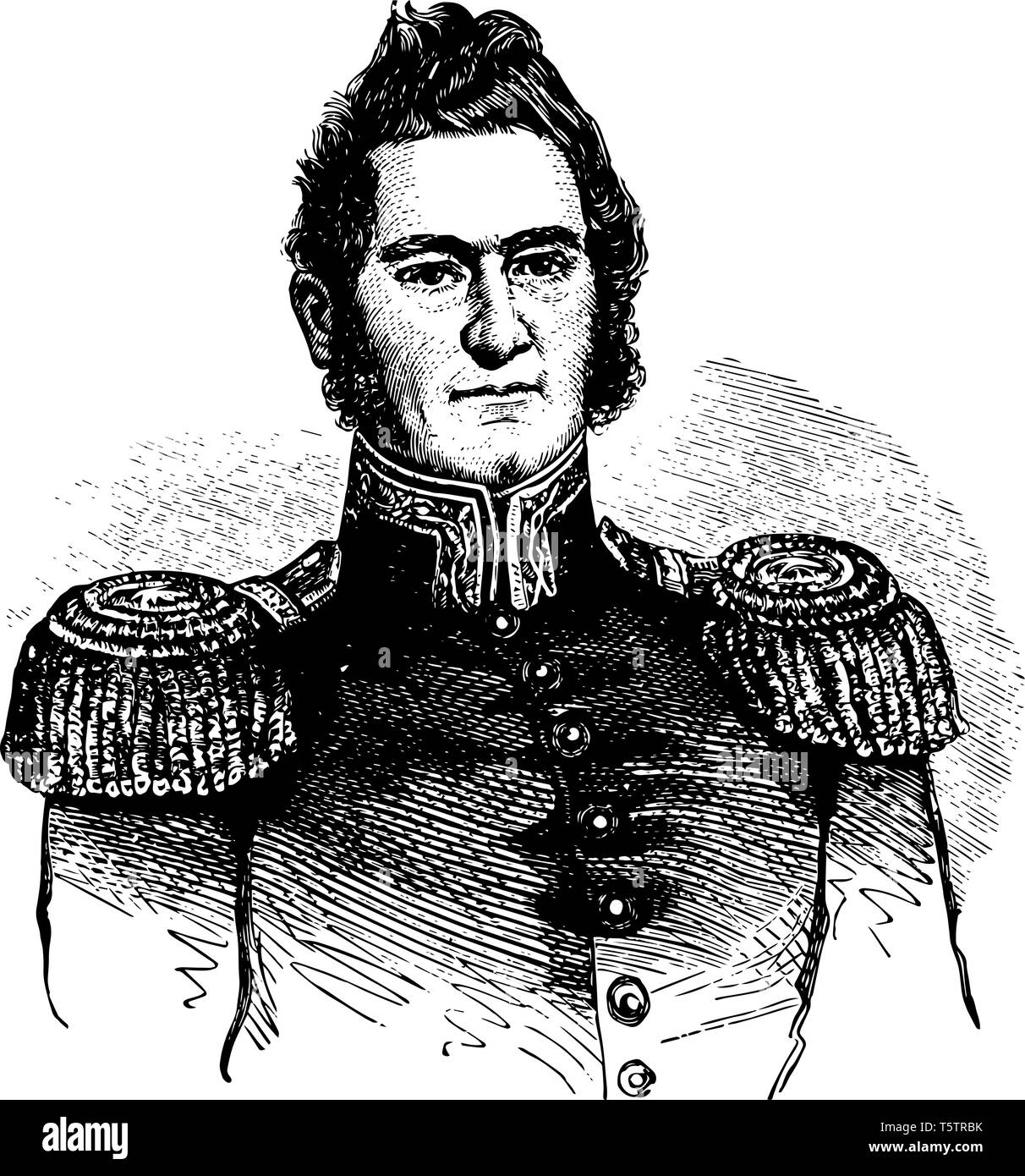 Charles Scott Todd 1791 à 1871, il était un officier militaire et ...