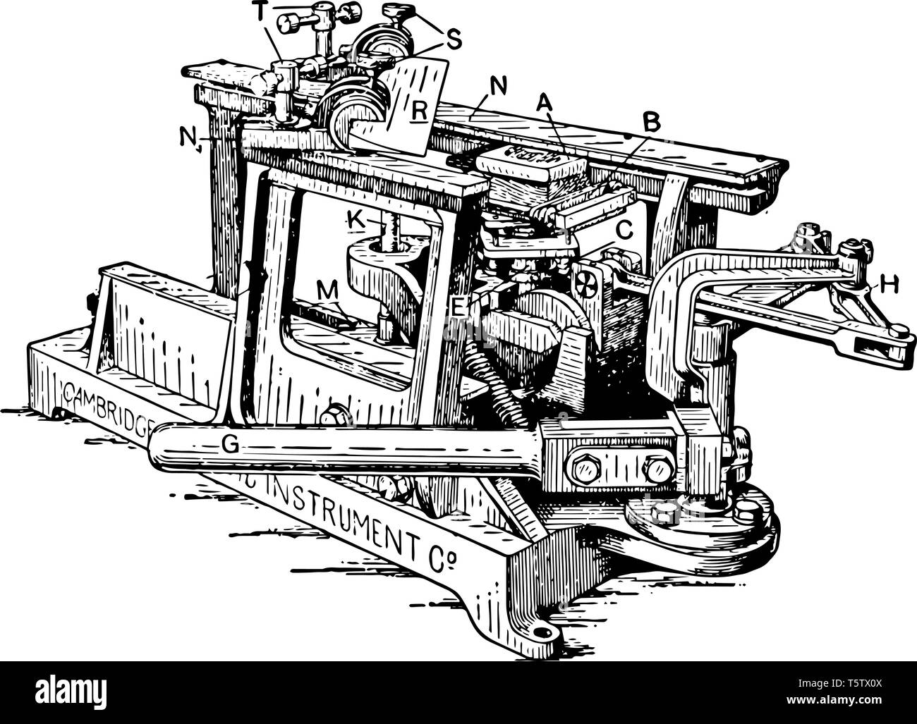 Utilisation de microtome Banque d'images vectorielles - Alamy