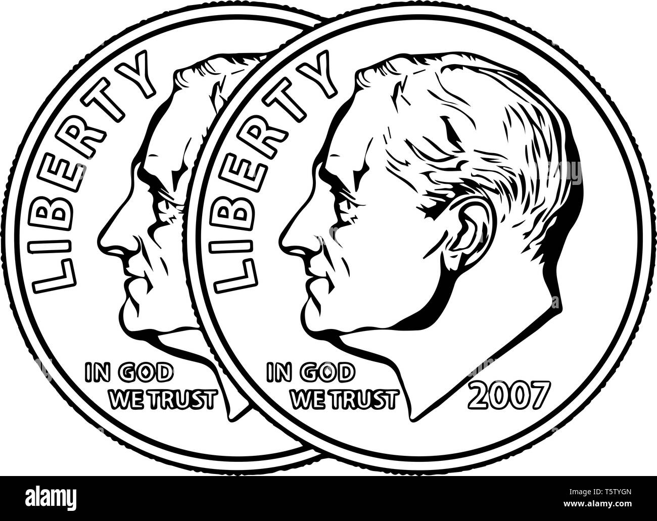 Mes deux centimes Banque d'images vectorielles - Alamy