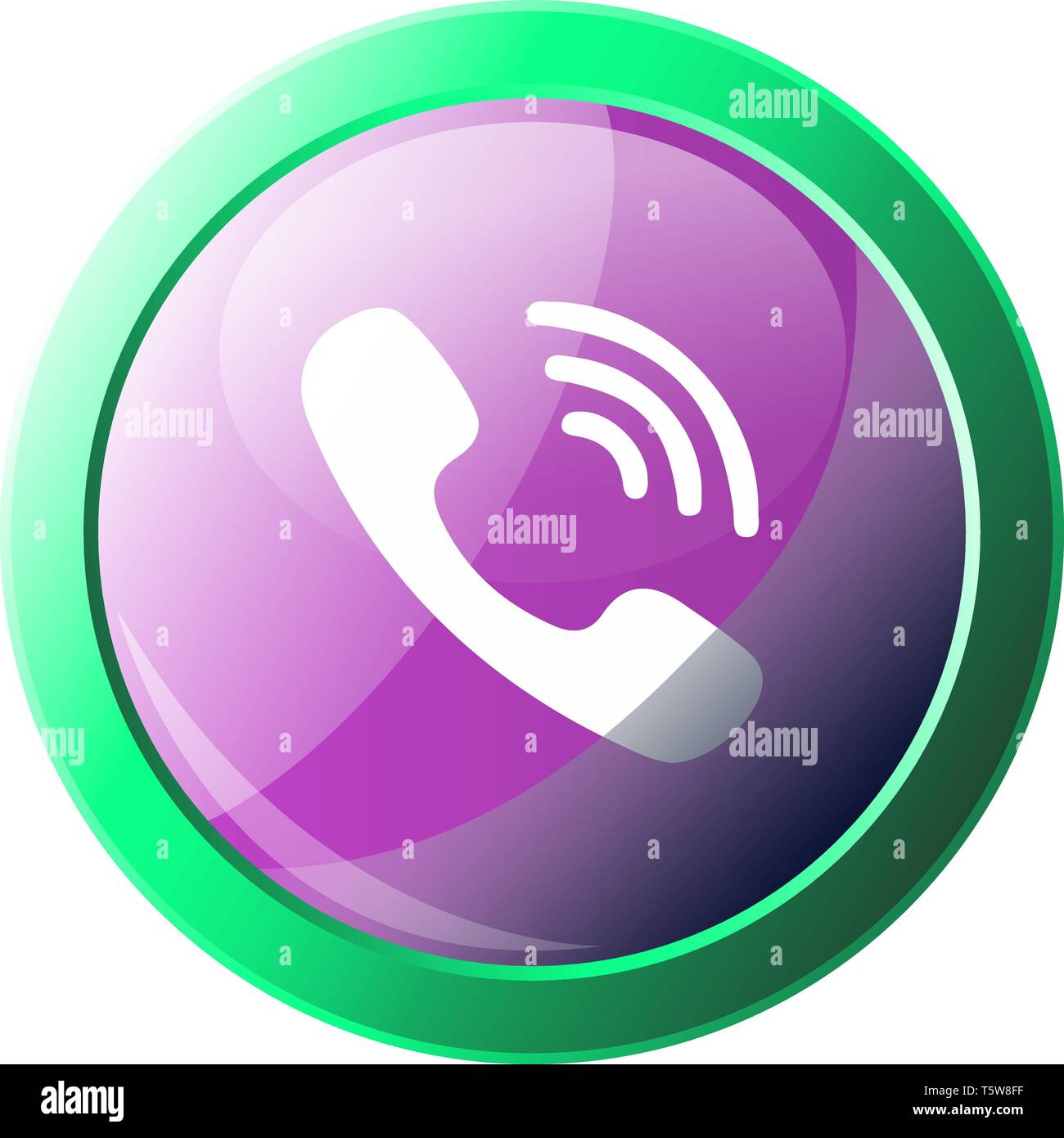 Logo viber Banque d'images vectorielles - Alamy