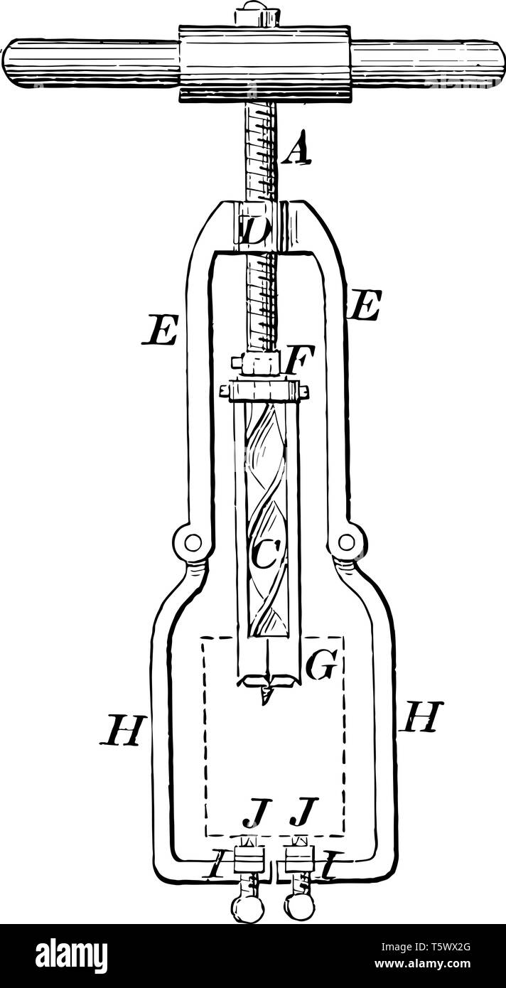 Cette illustration représente l'outil de perforation qui permet de ...