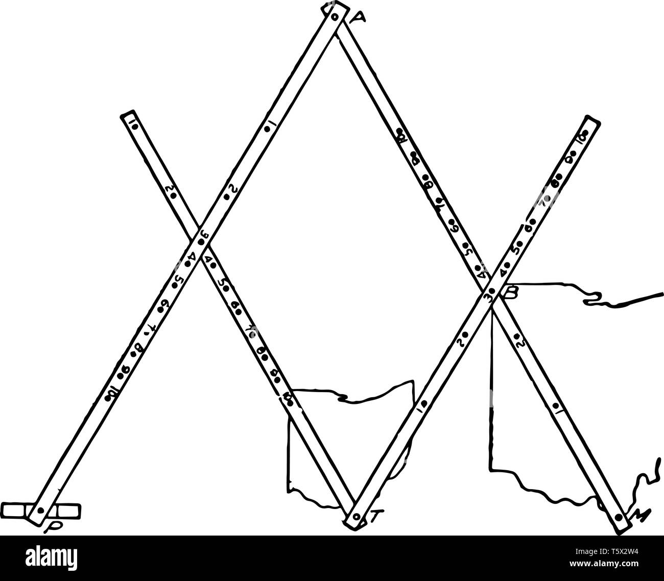Pantograph drawing Banque de photographies et d’images à haute ...