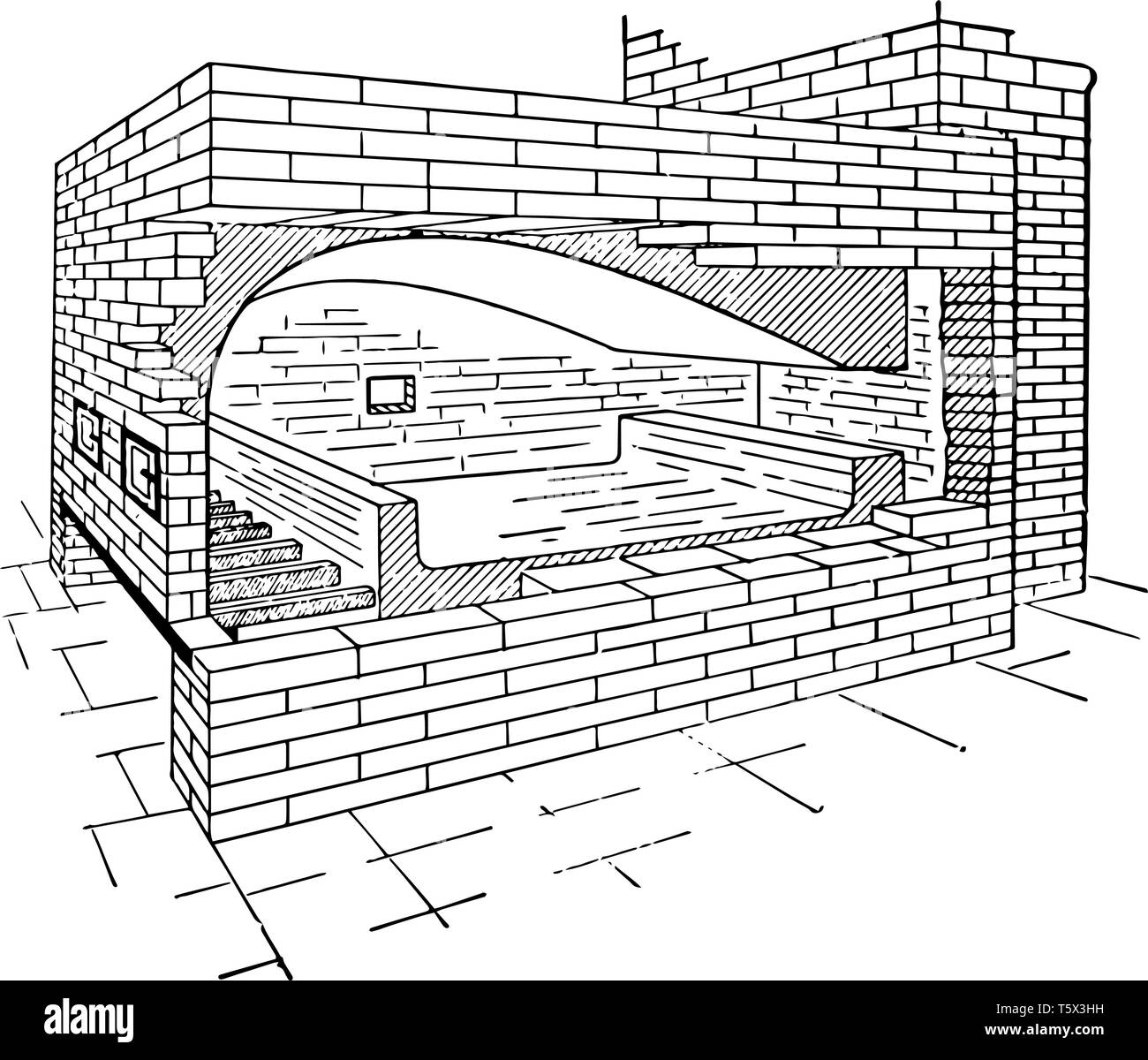 Dessin au four Banque d'images vectorielles - Alamy