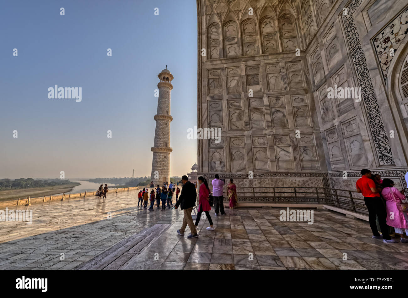 Taj mahal floral art Banque de photographies et d’images à haute ...