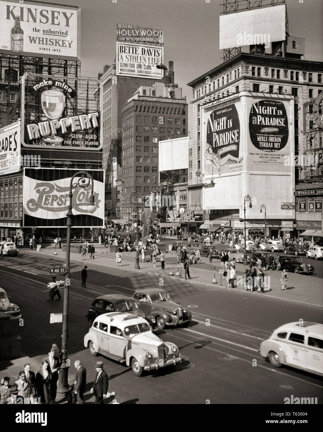 Times square new york 1930s Banque de photographies et d’images à haute ...