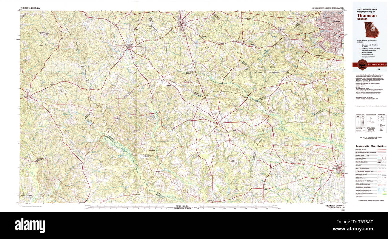 Thomson map Banque de photographies et d’images à haute résolution - Alamy