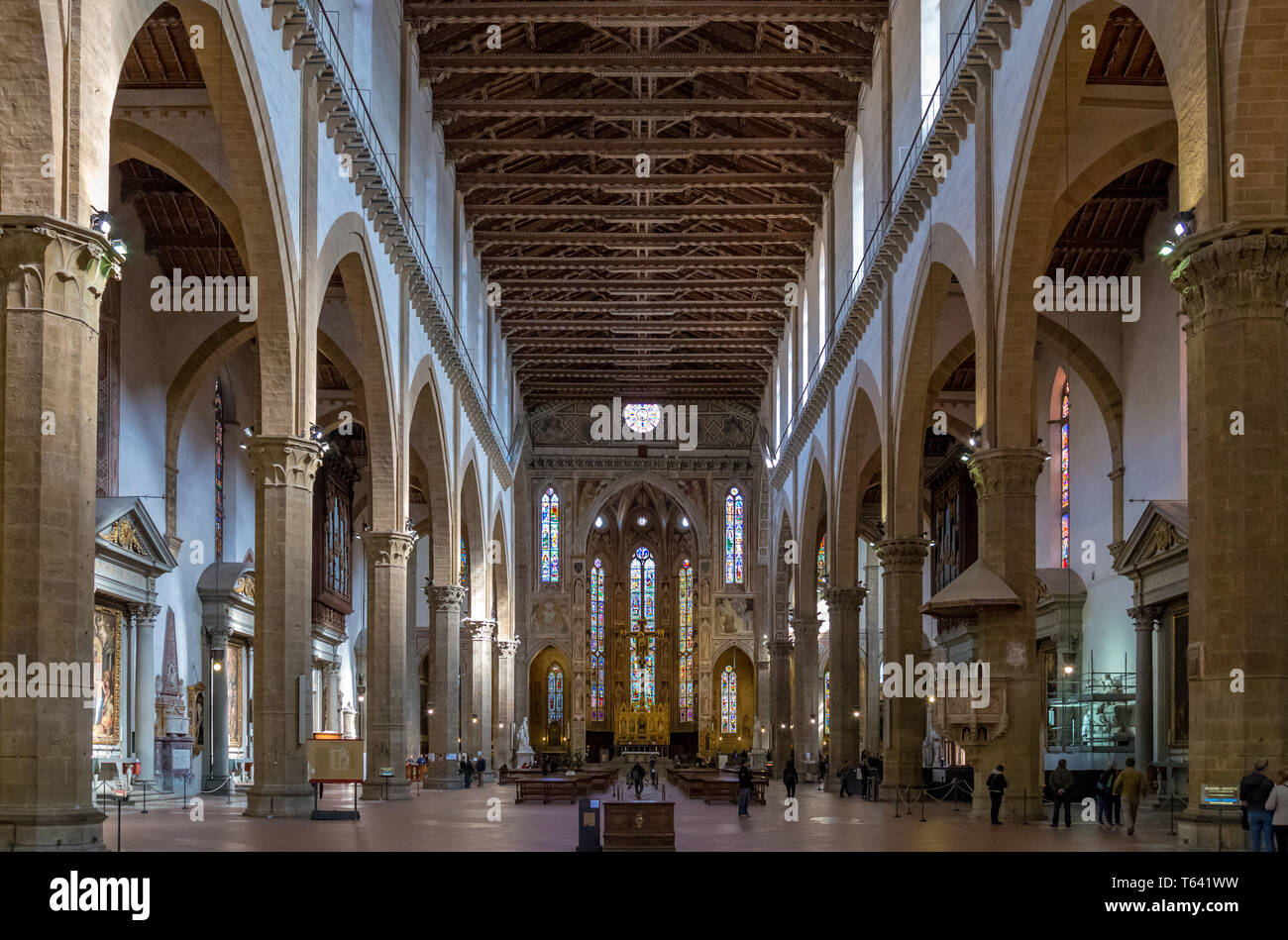 Florence basilique santa croce Banque de photographies et d’images à ...