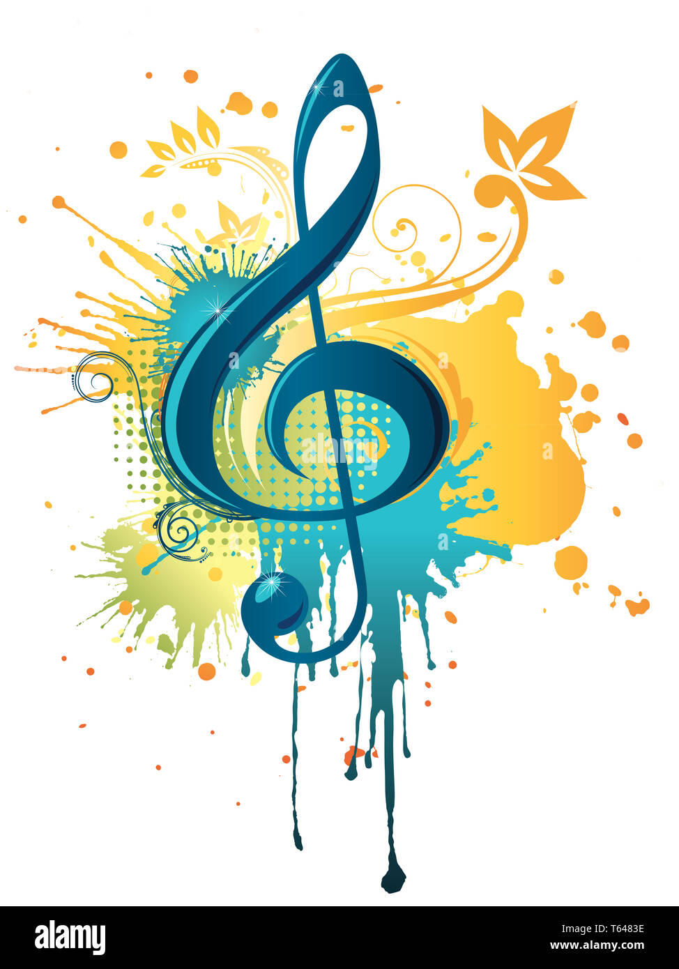 Clef de musique Banque de photographies et d’images à haute résolution ...