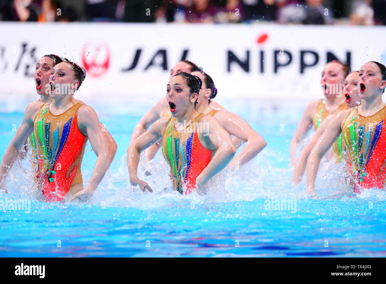 Artistic swimming team france Banque de photographies et d’images à ...