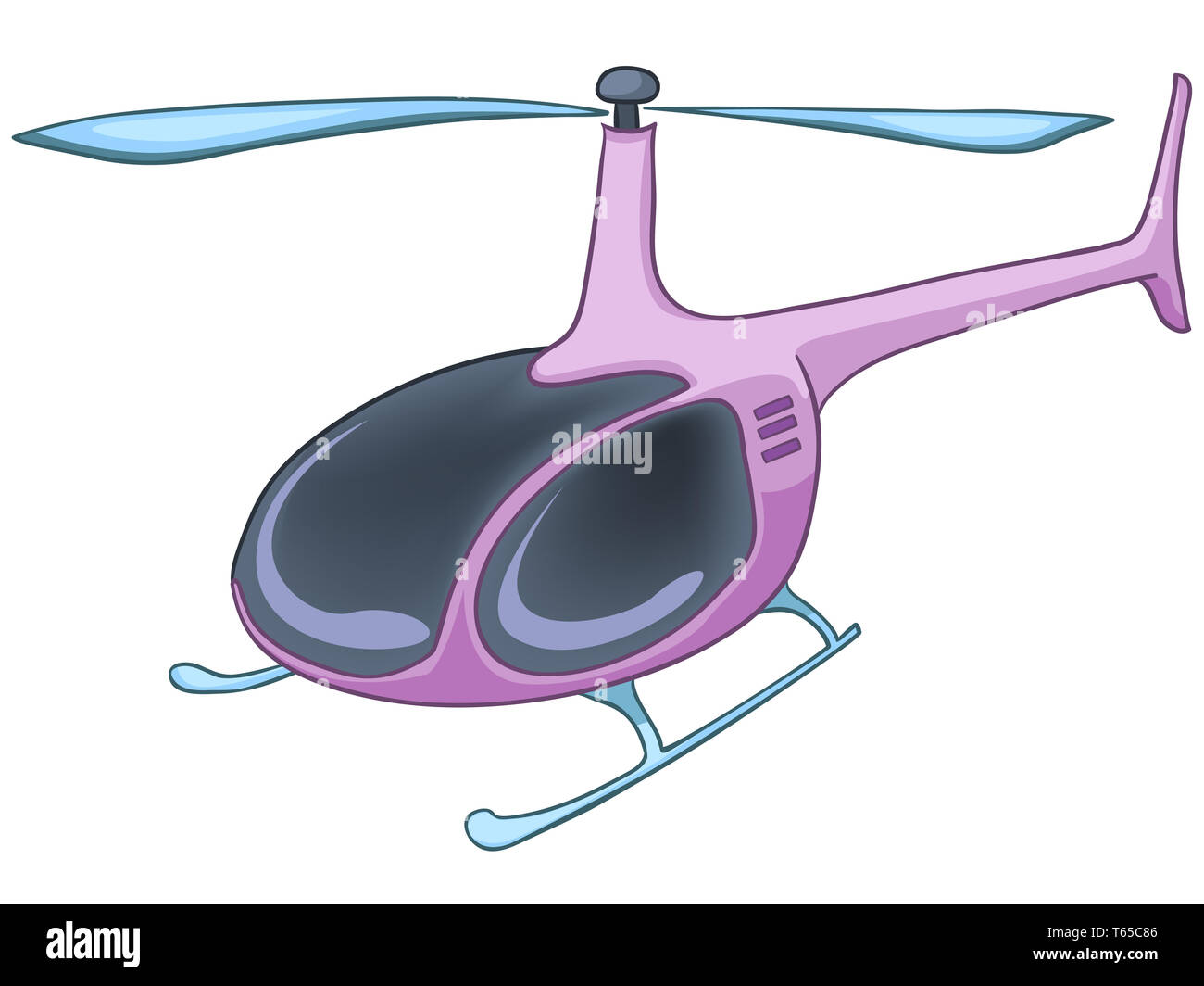 Cartoon helicopter Banque de photographies et d’images à haute ...