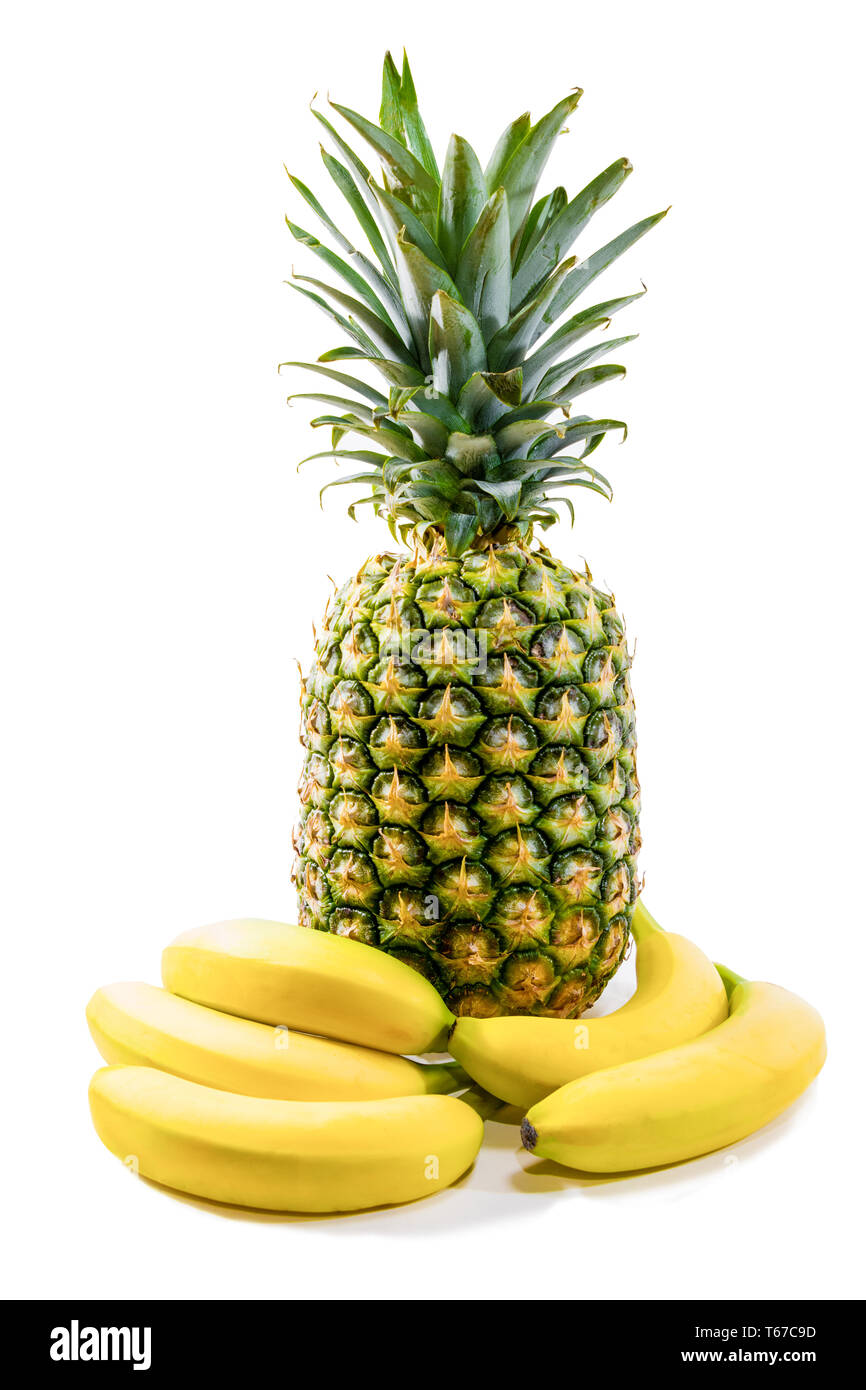 Tropical fruits banana ananas Banque de photographies et d’images à ...