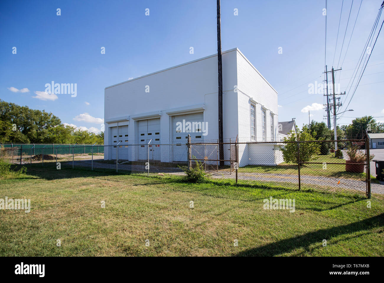 La centrale dans la petite ville sur la côte de Lewes, Delaware est ...