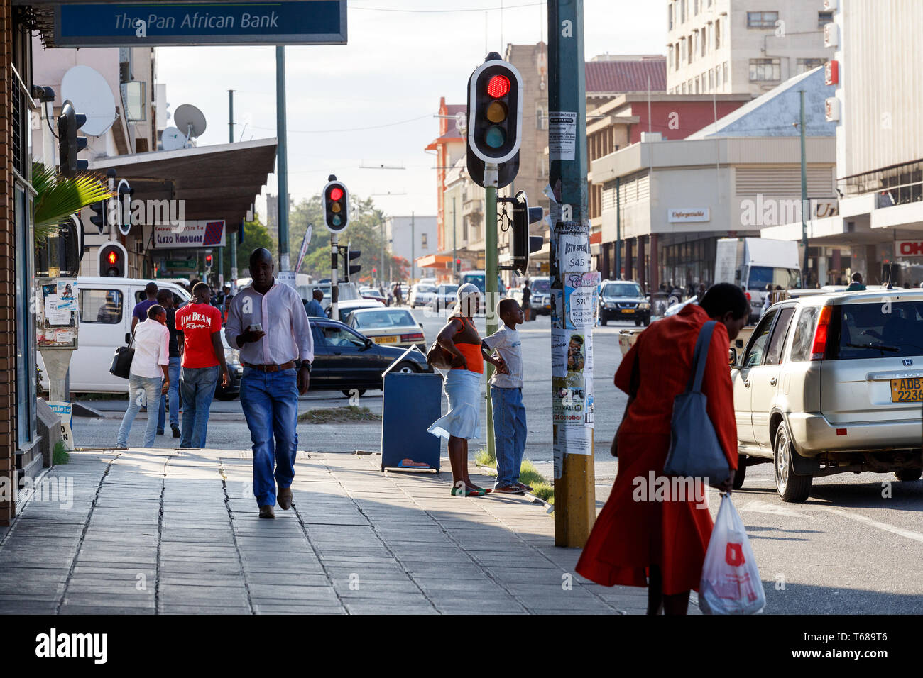 Africa bulawayo zimbabwe street Banque de photographies et d’images à ...