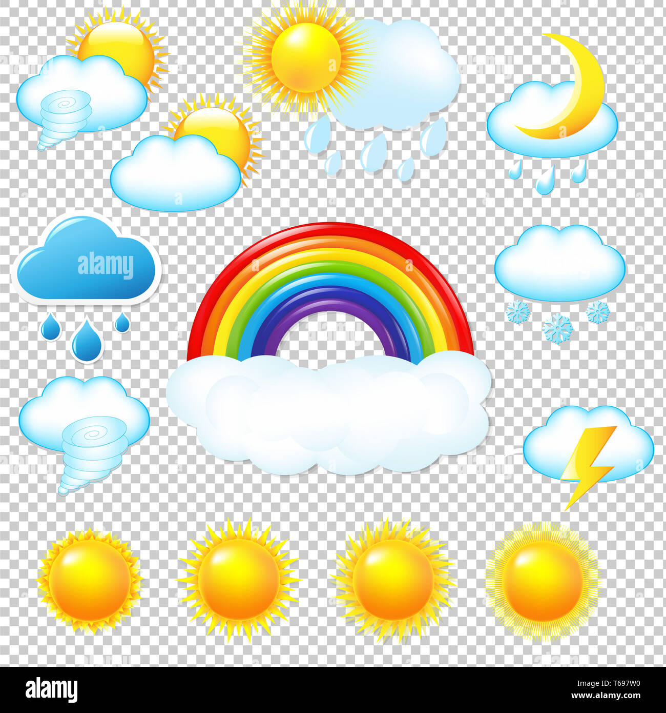 Icônes Météo Banque d'image et photos - Alamy