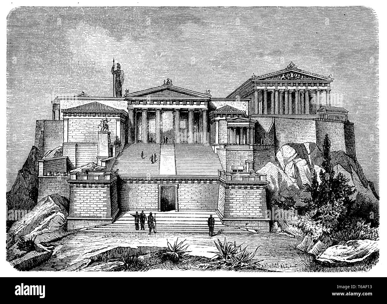 Reconstruction athens drawing Banque de photographies et d’images à ...