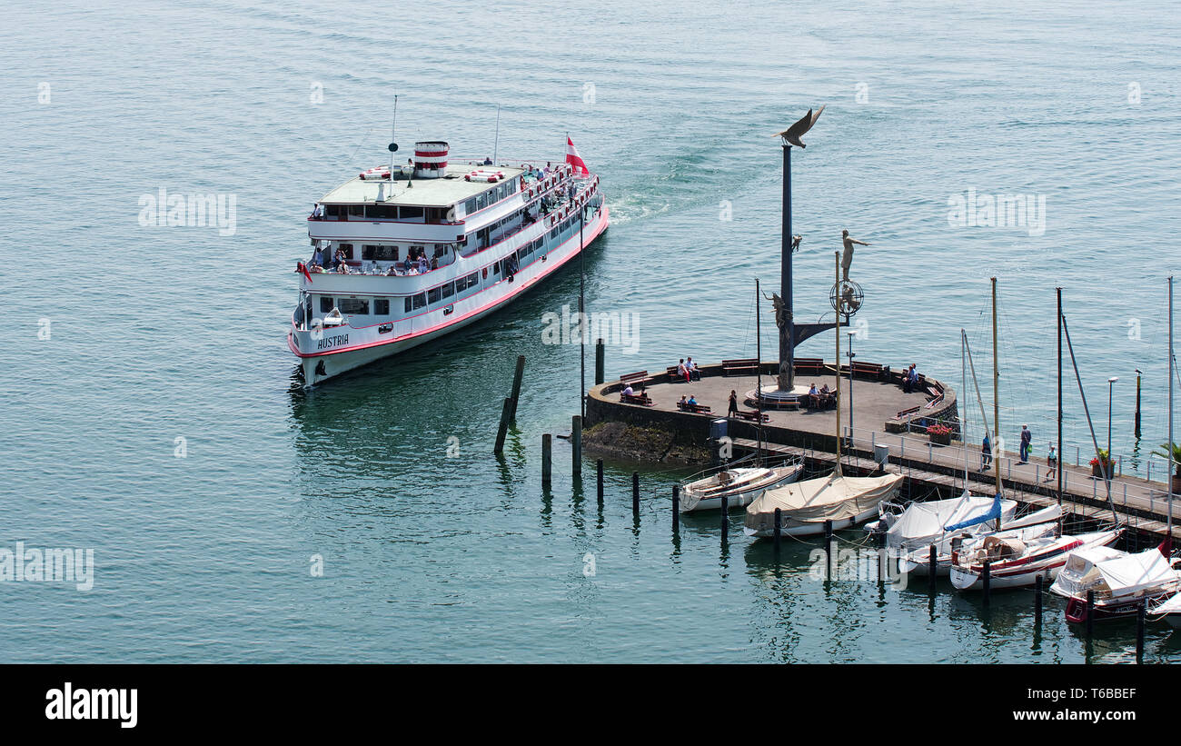 Le lac de Constance, Allemagne du Sud, d'avant-pays alpin Photo Stock ...