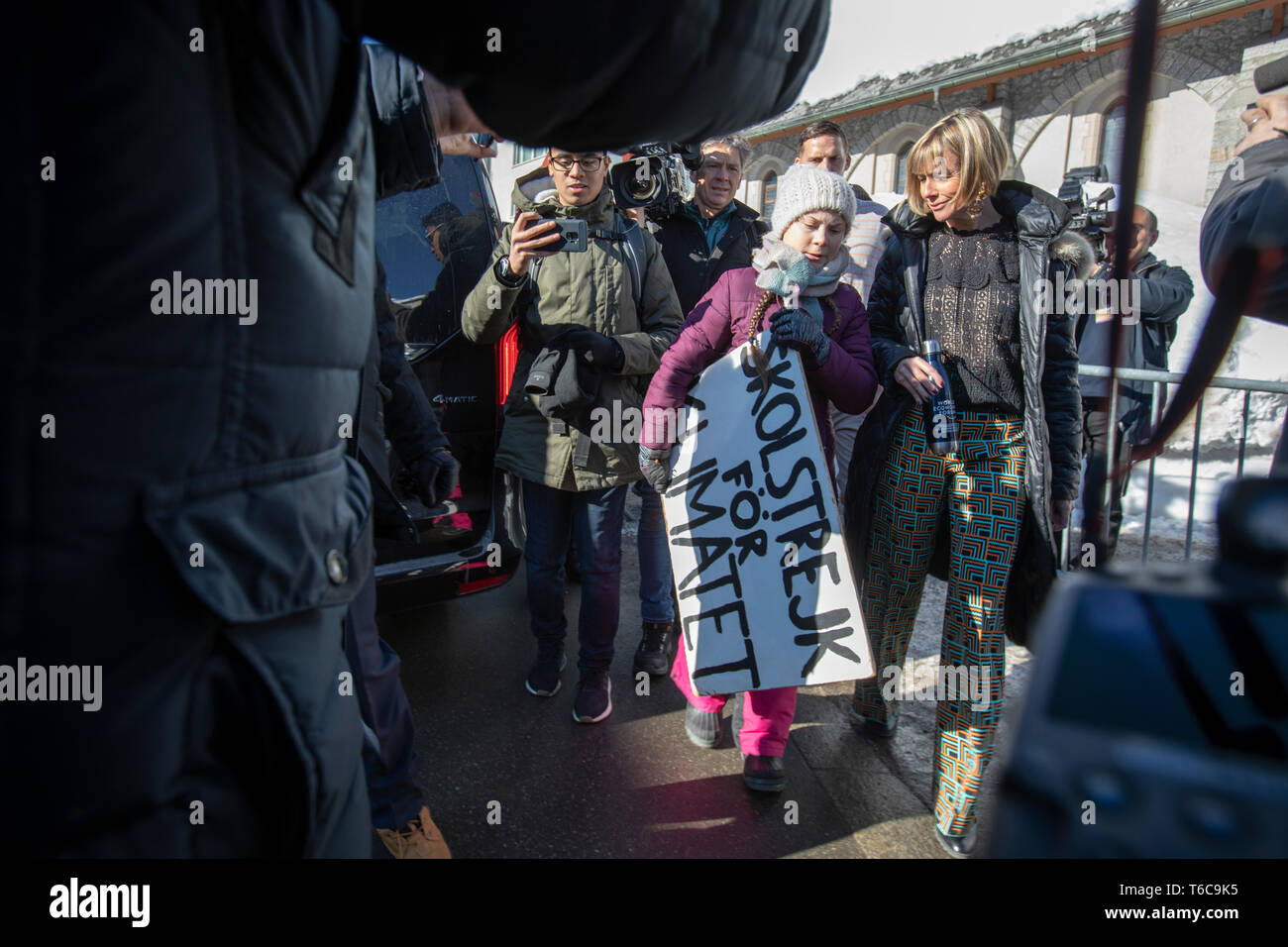 Greta thunberg davos Banque de photographies et d’images à haute ...