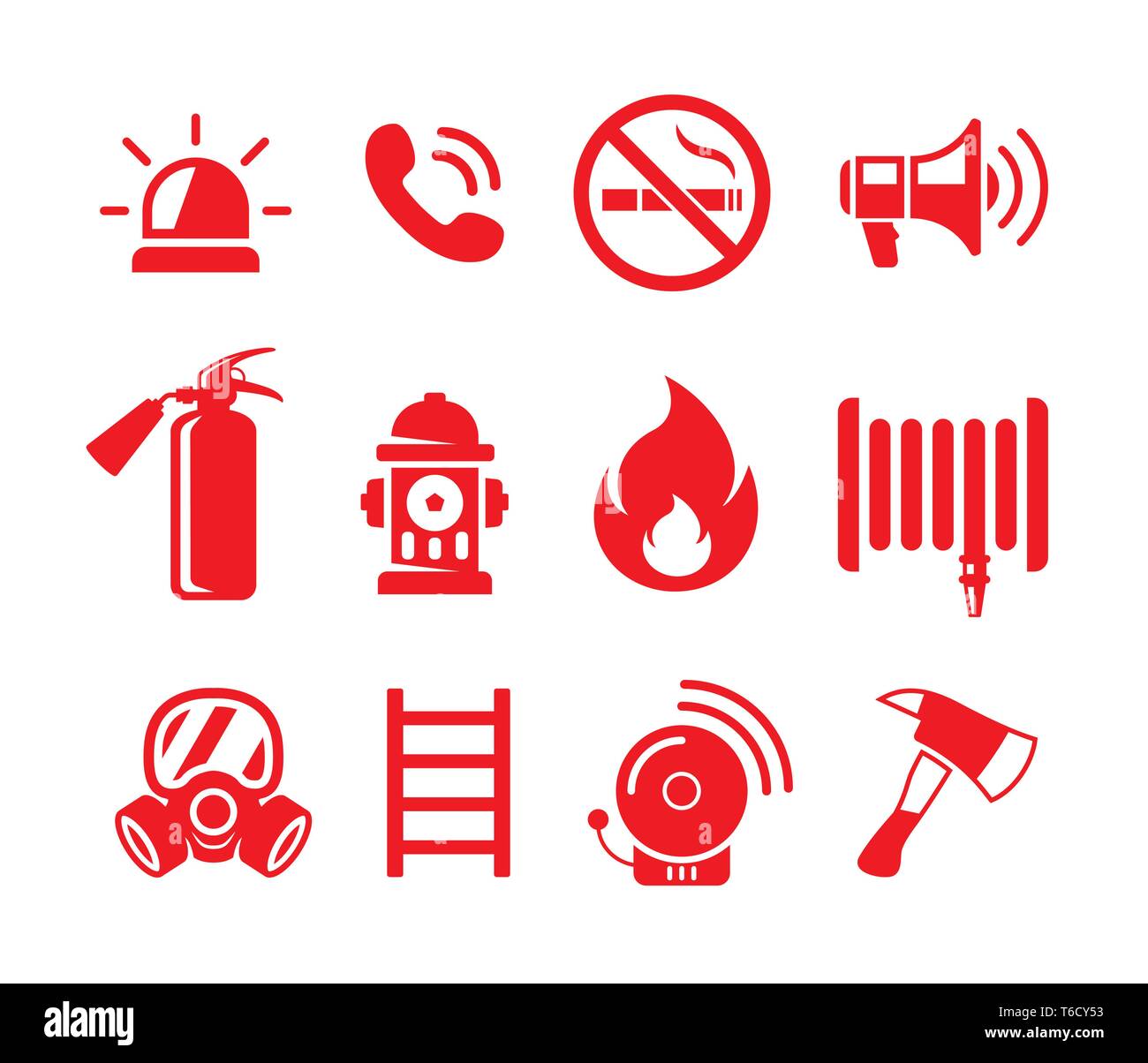 Fire station alarm Banque d'images vectorielles - Alamy