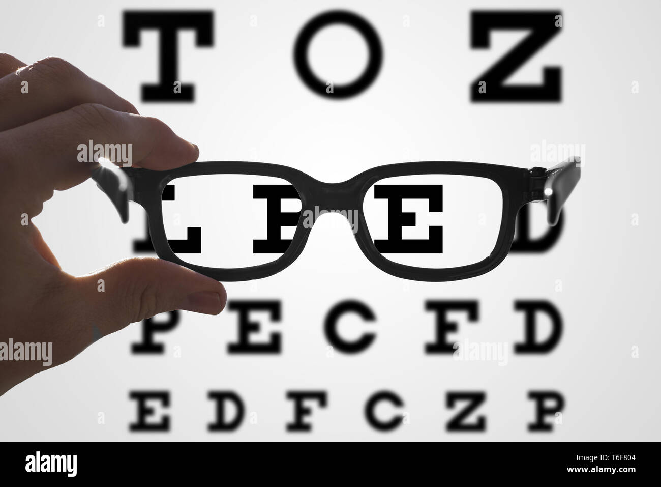 Tableau de test de vision Banque de photographies et d’images à haute ...