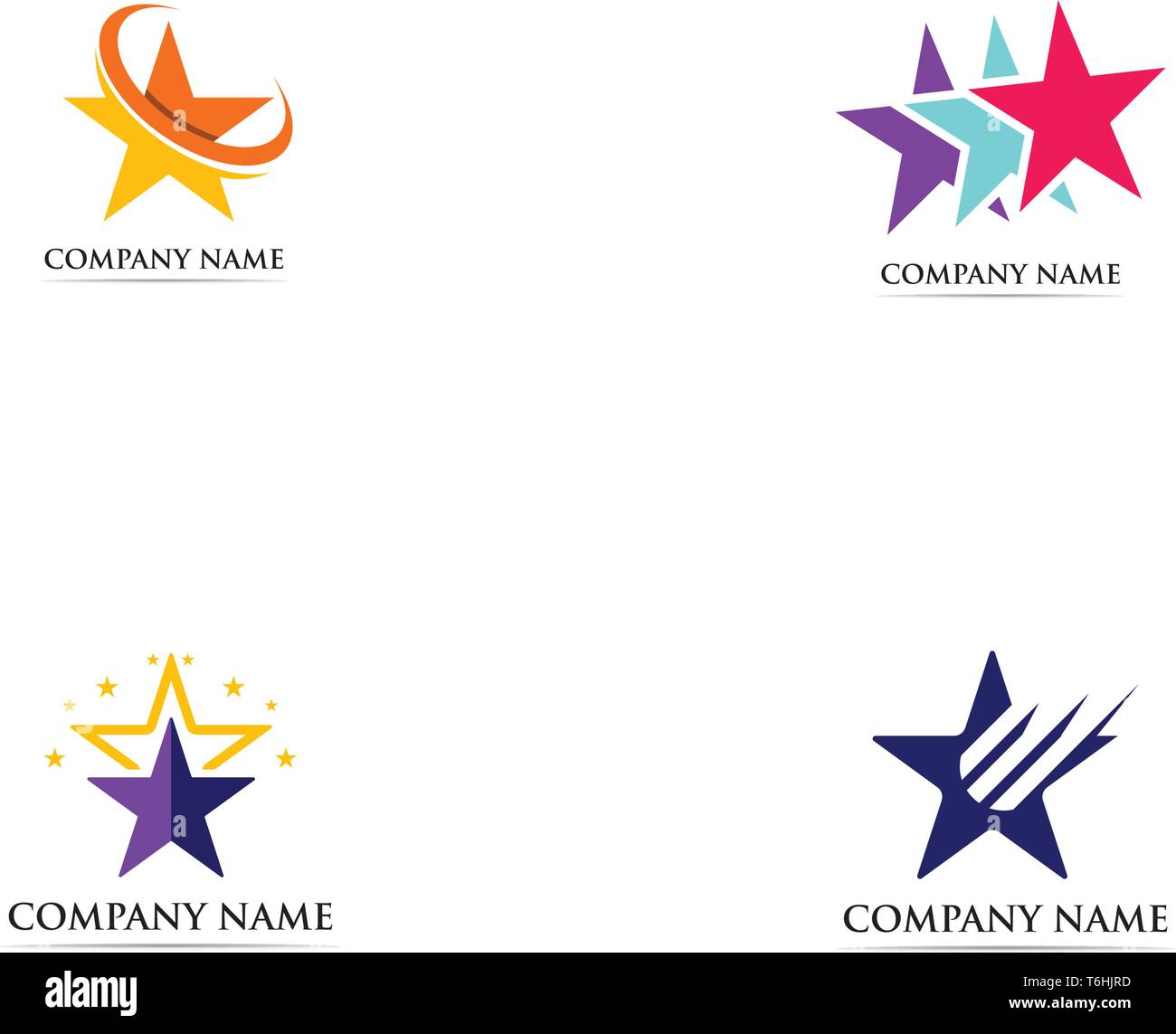 Logo du modèle vecteur symbole de réussite Image Vectorielle Stock - Alamy