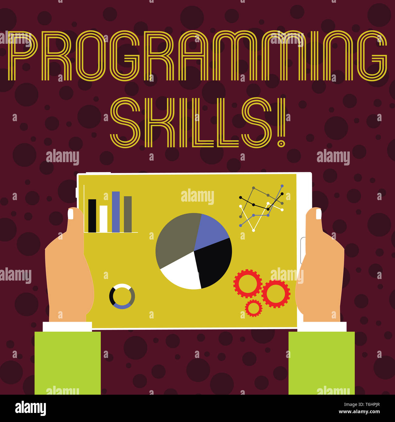 L'écriture de texte Word Compétences en programmation. Photo d ...