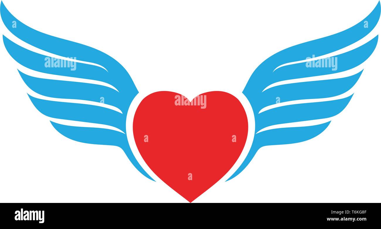 Logo et symboles aile amour modèle Vector icons Image Vectorielle Stock ...