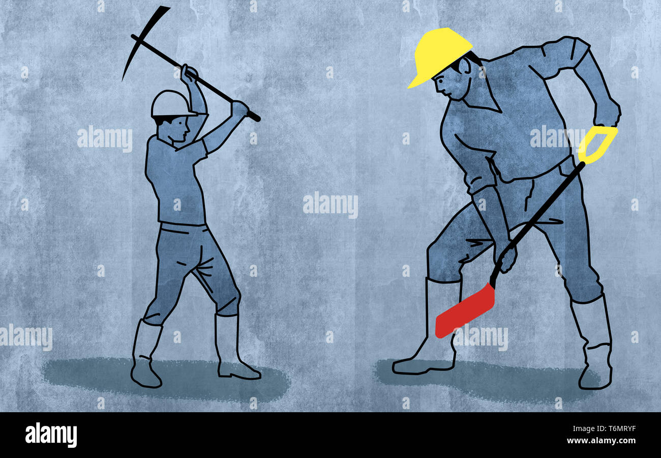 Creuser la corne Banque de photographies et d’images à haute résolution ...