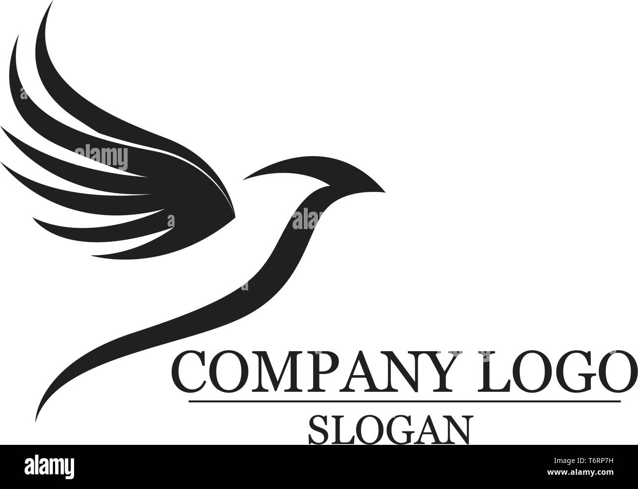 Oiseau colombe symbole et logo Image Vectorielle Stock - Alamy