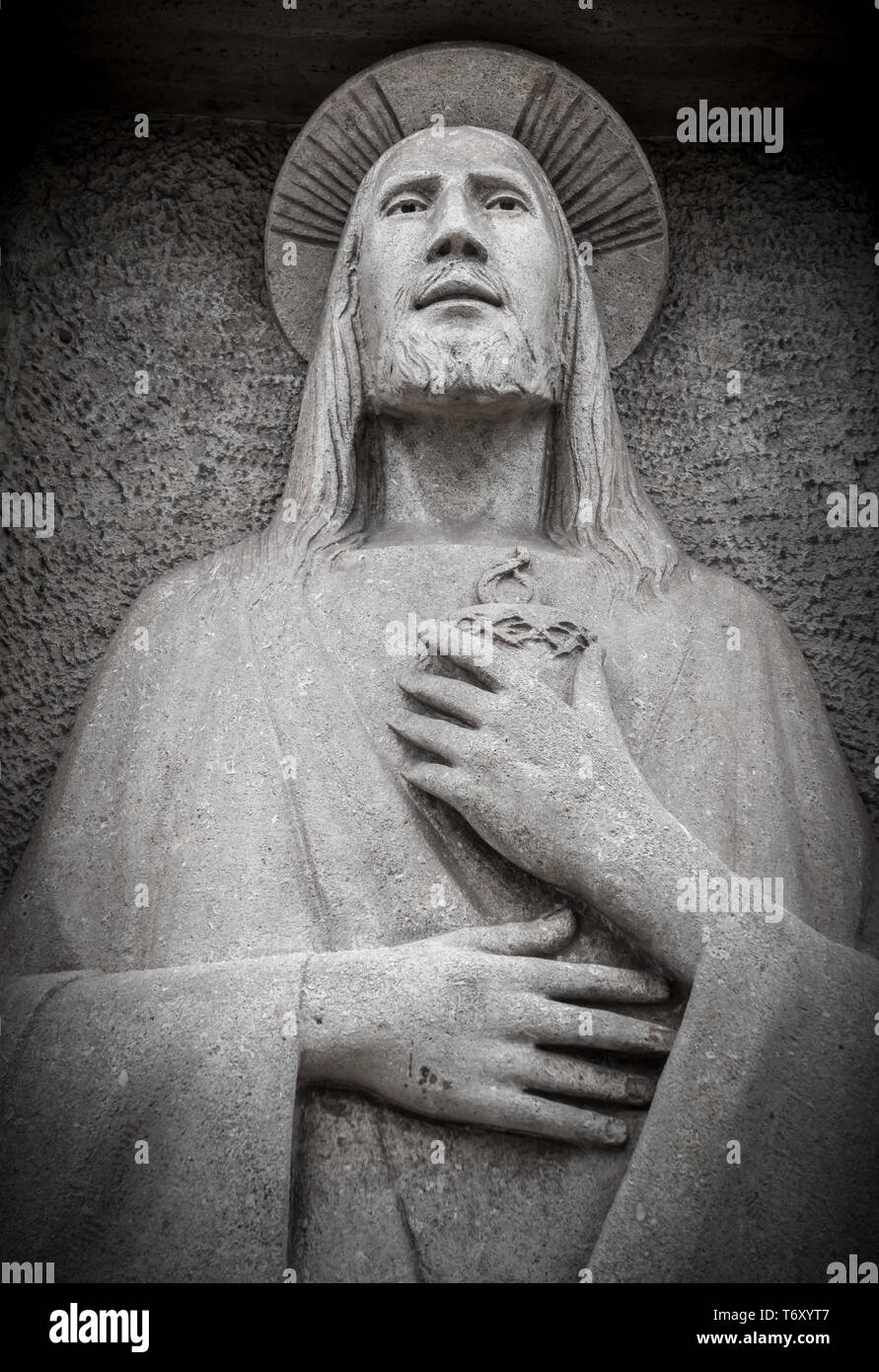 Sculpture sur pierre en bas relief Banque de photographies et d’images ...