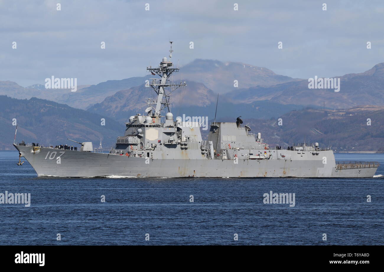 USS gravement (DDG-107), un destroyer de classe Arleigh Burke exploité ...