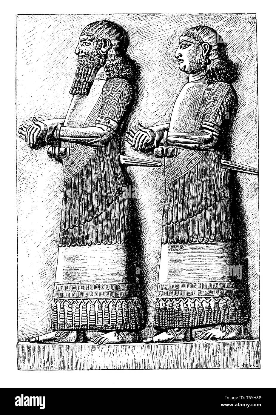 Assyrian Relief Banque d'image et photos - Alamy