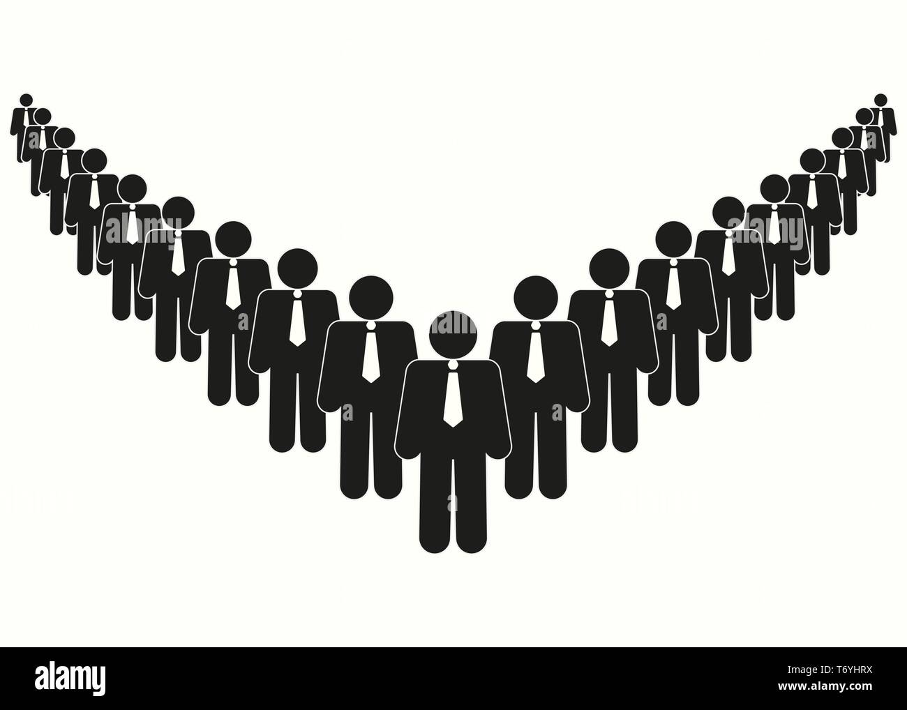 Icône d'hommes. Symbole simple.Les partenaires d'affaires, des ...