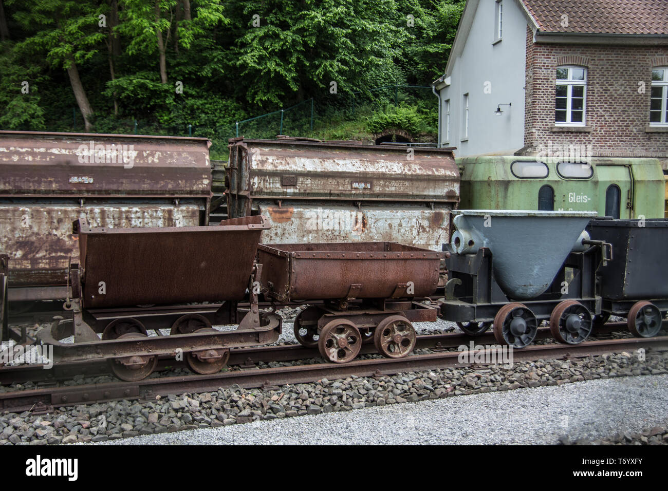 Wagons de fret ferroviaire Banque de photographies et d’images à haute ...