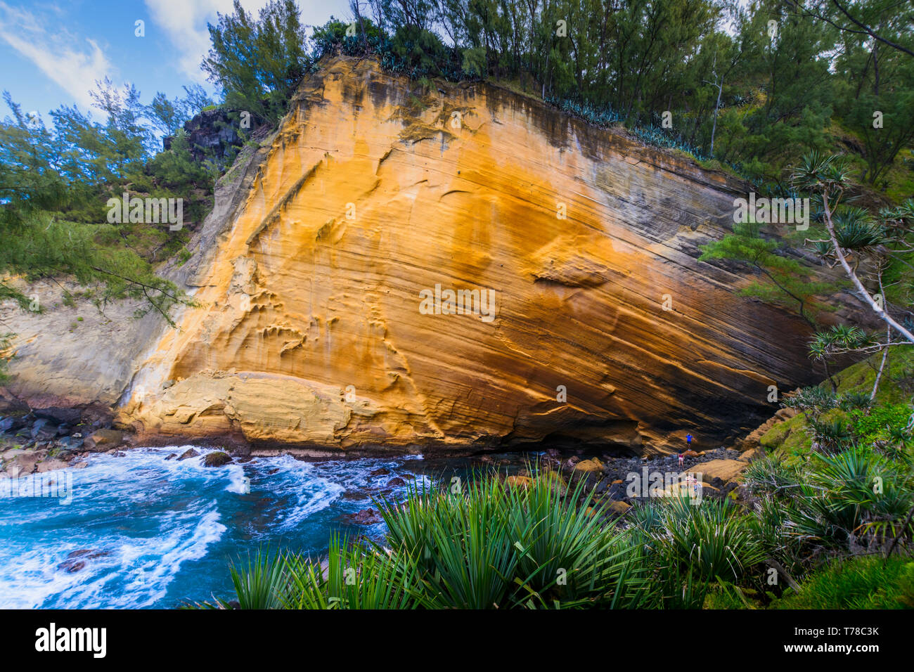 Le Cap Jaune à Saint Joseph, de l'île de la réunion Photo Stock - Alamy