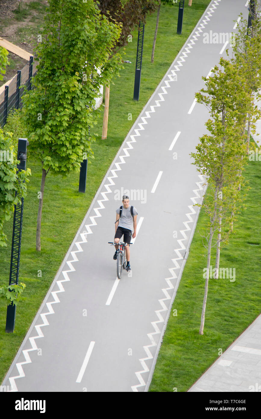 Projet de piste cyclable Banque de photographies et d’images à haute ...