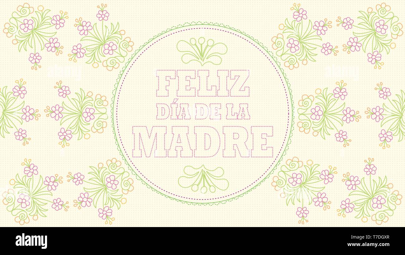 Feliz Dia de la Madre - Bonne Fête des Mères en langue espagnole ...