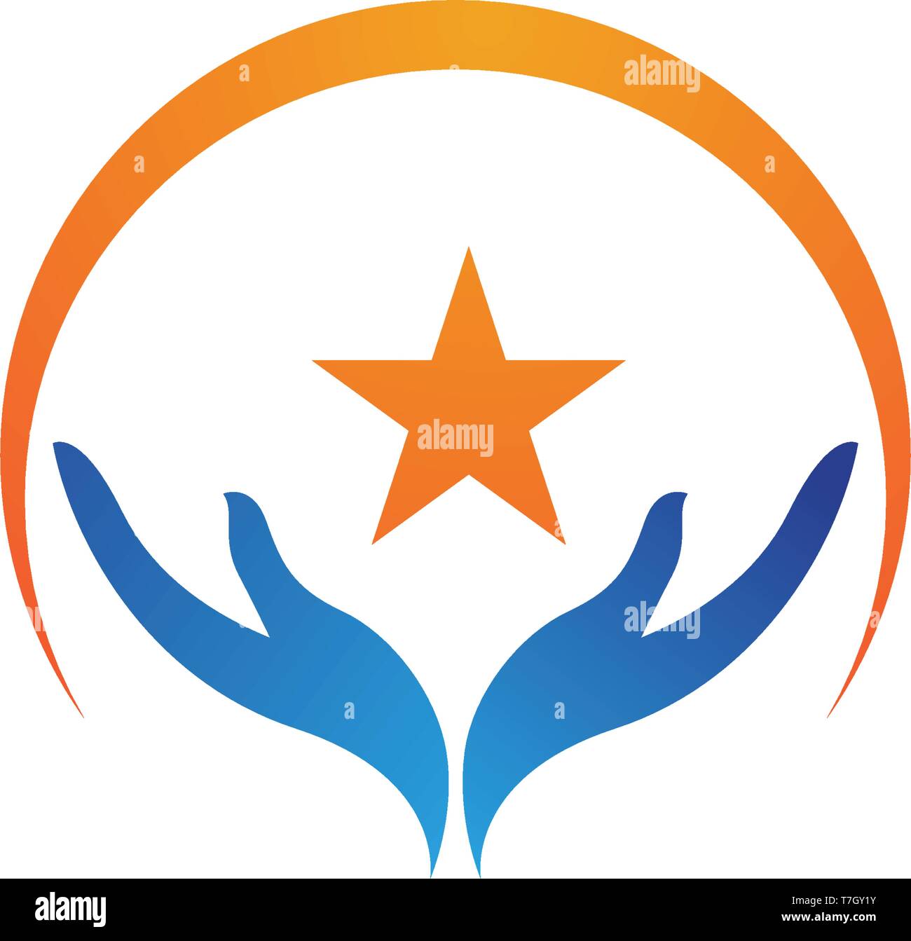 Logo et symboles aide main icônes app , modèle Image Vectorielle Stock ...