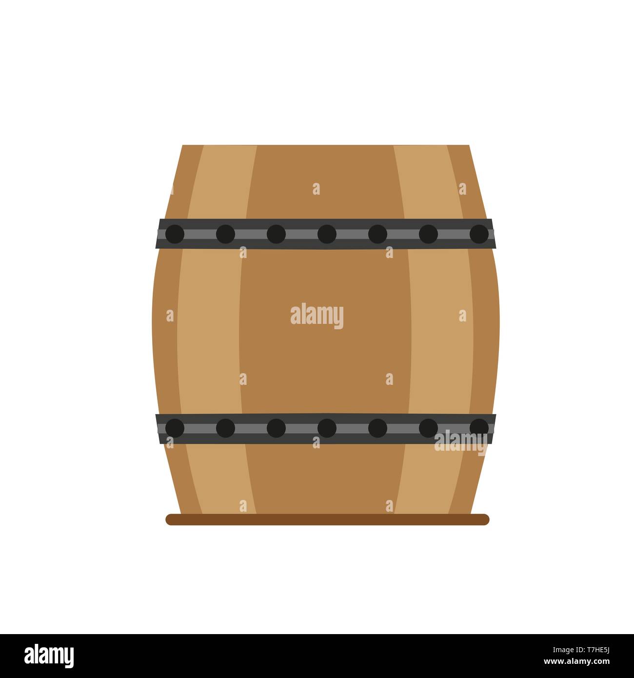 Logo vectoriel bière vin icône baril Banque d'images détourées - Alamy